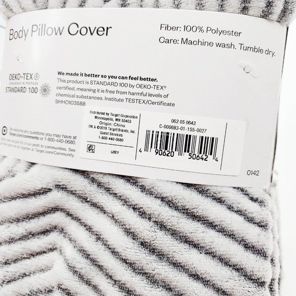 Room Essentials | Bedding | Embossed Body Pillow Cover Room Essentials ...